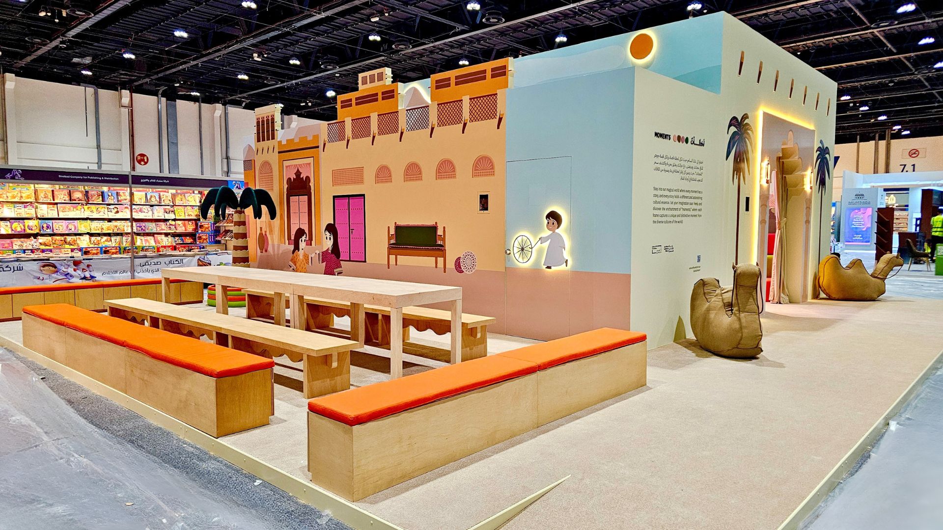 Abu Dhabi Children's Libraty at Book Fair - Hypsos ME